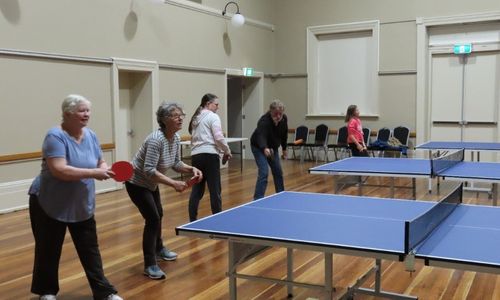 Social table tennis in Auburn | Seniors Card